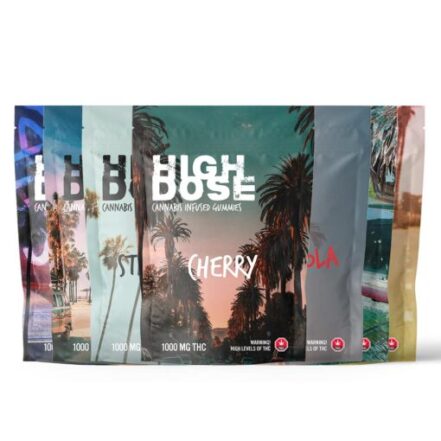 Buy High Dose Gummies 500/1000/1500mg Online At Top Shelf BC